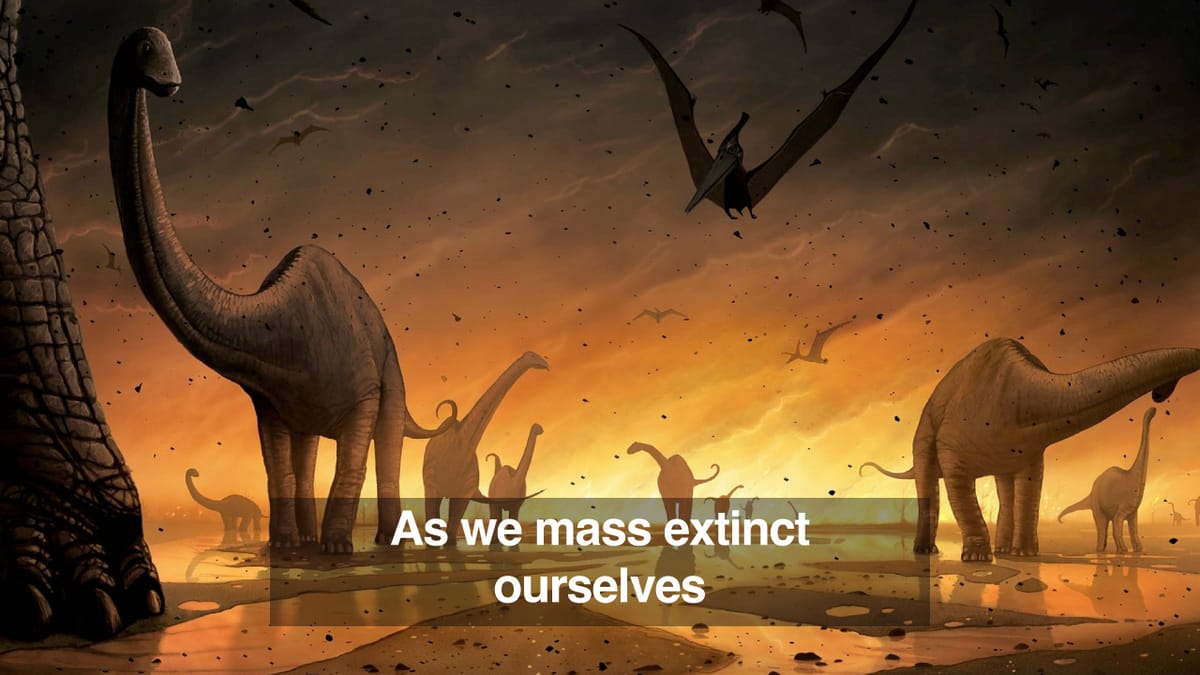 Extinction Lessons From The Dinosaurs — indi.ca